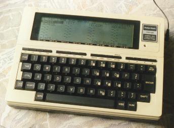 Tandy TRS-80 model 100, computer collection Herbert Blankesteijn